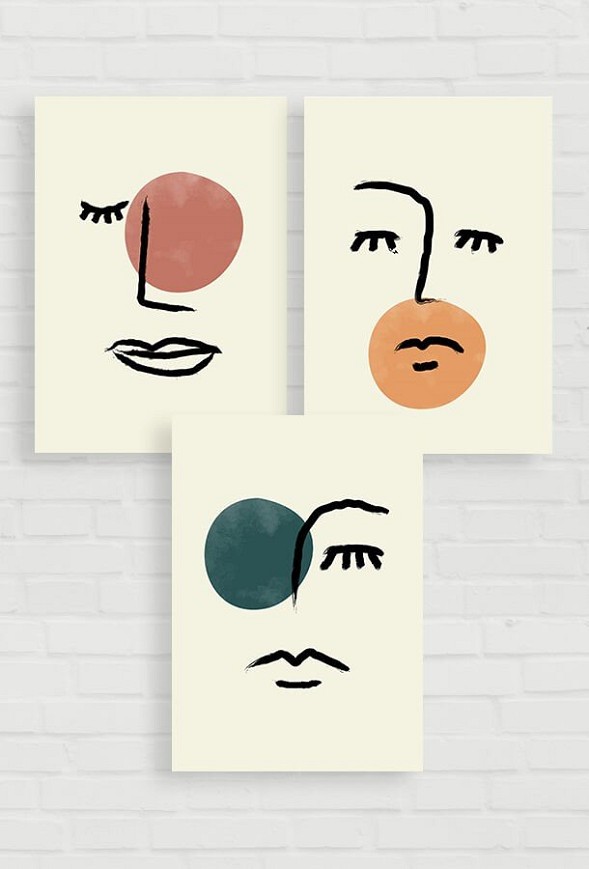 SET SLIKA - SURREAL FACE PORTRAITS