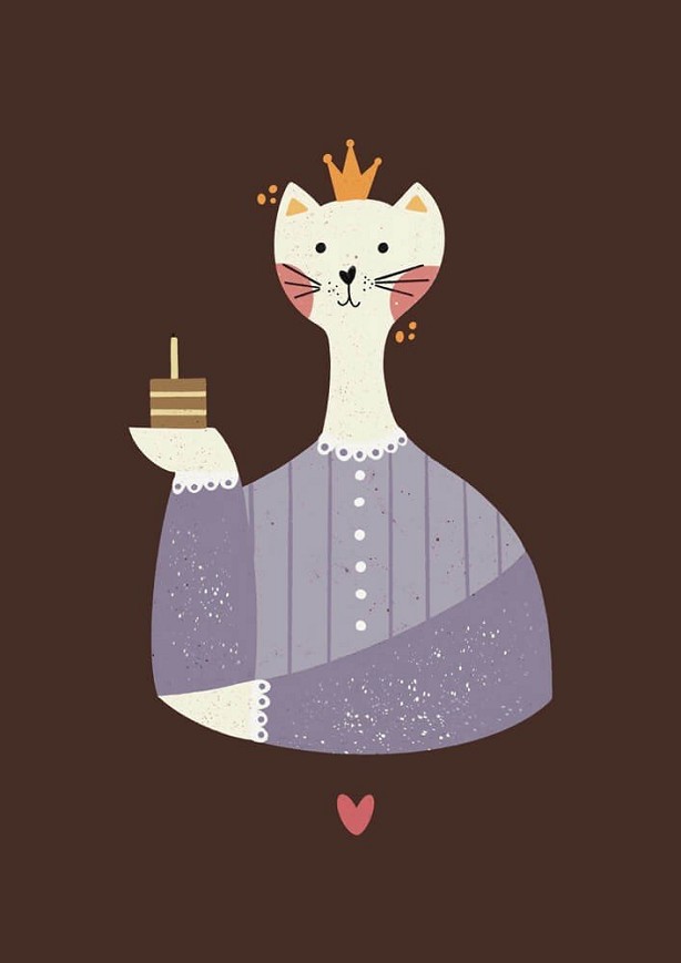 CAT WITH CAKE - ANNAMARIA BAKOŠ