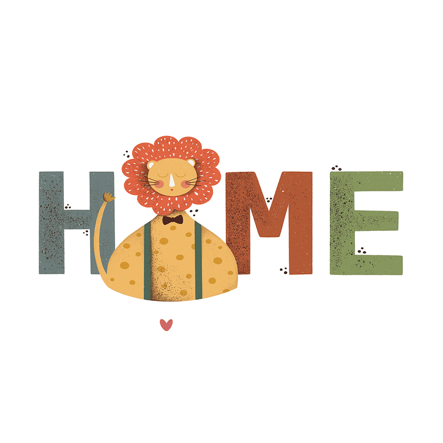 HOME WITH LION - ANNAMARIA BAKOŠ