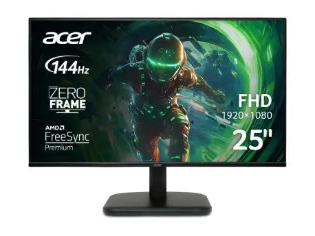 Acer Monitor EK251QP6BI FHD IPS, 144 Hz, 24.5", Crni