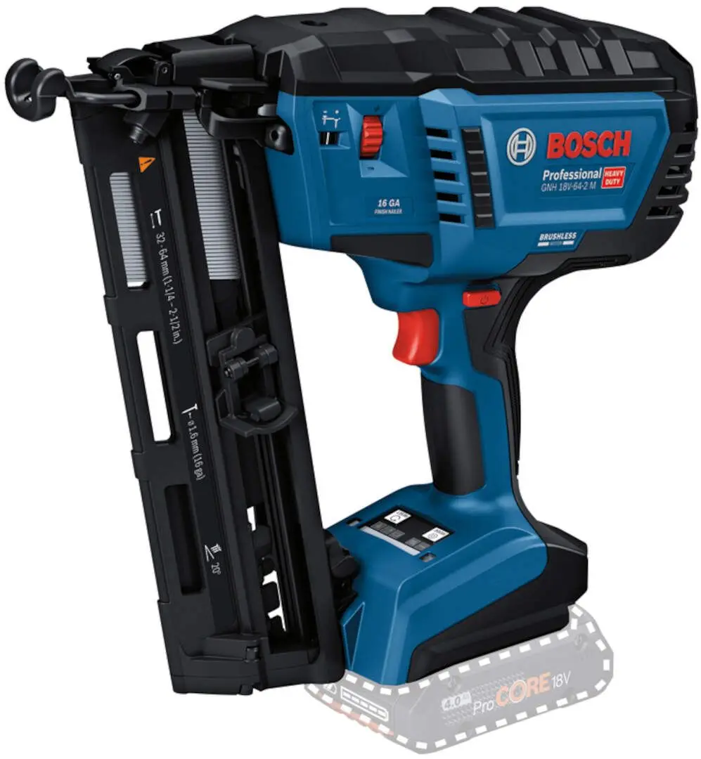 Bosch Akumulatorski pištolj za eksere GNH 18V-64-2 M Professional 18V, Solo bez baterije i punjača 0601482000