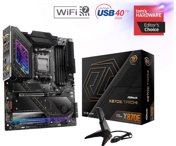 ASRock Matična ploča MB AM5 X870E TAICHI 90-MXBP90-A0UAYZ