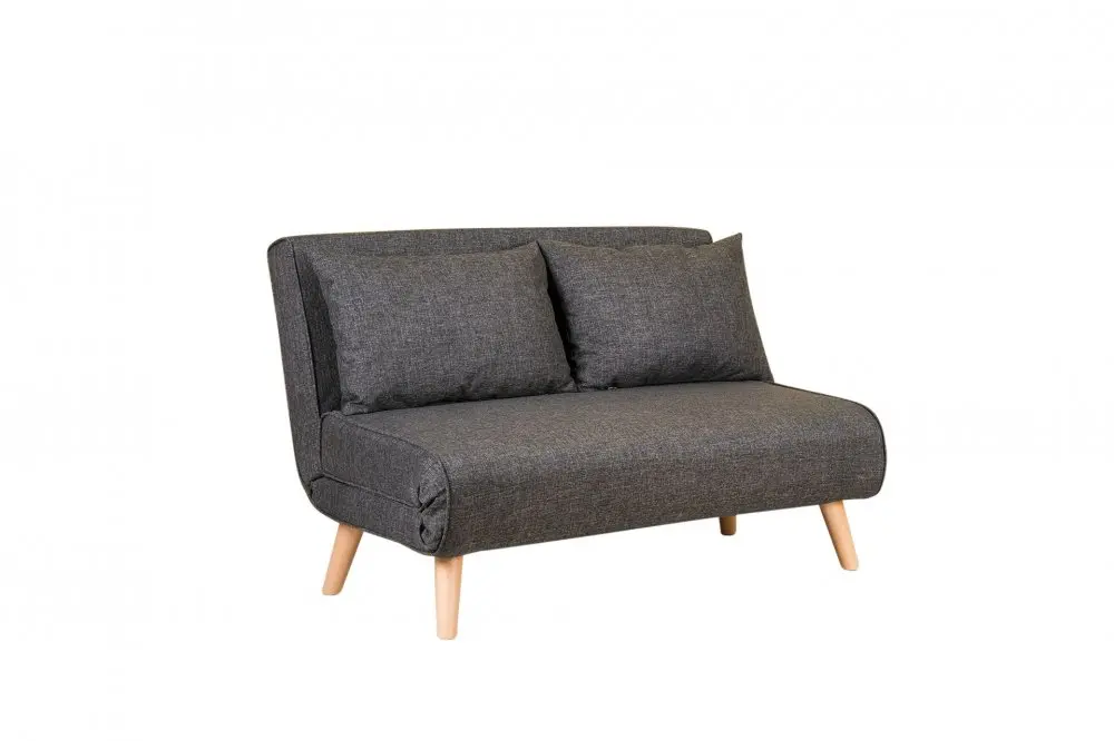 Atelier del Sofa Folde Sofa, 2 Sedišta, Tamnosiva