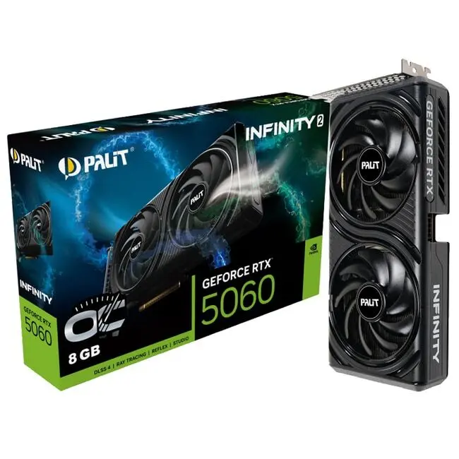 Palit grafička kartica RTX 5060 Infinity 2 OC, 8GB GDDR7