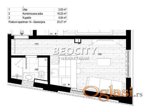 Surčin, Radiofar, Autoput za Zagreb, 0.5, 25m2