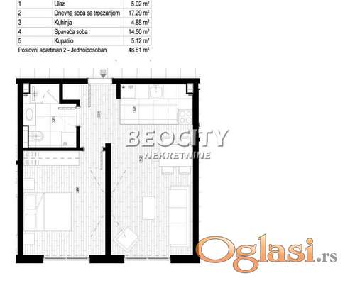 Surčin, Radiofar, Autoput za Zagreb, 1.5, 47m2