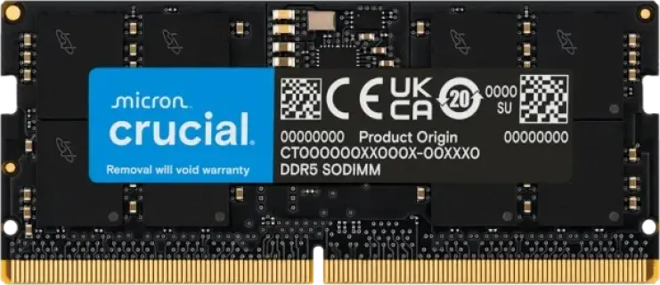 Crucial Ram memorija CT32G56C46S5, 32GB, DDR5, SODIMM, 5600MHz