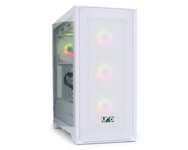 UGD Kućište za desktop računar Crate Tracer 2234, Mid Tower, 4xRGB kulera, Belo