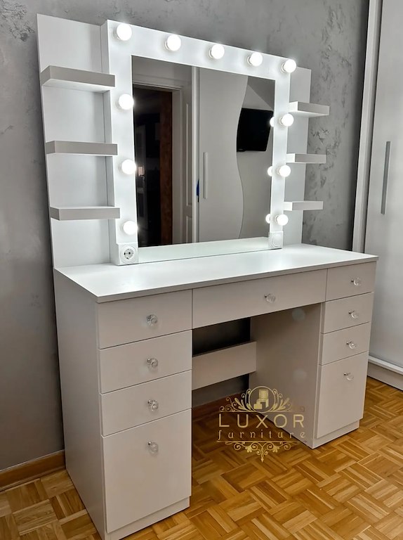Luxor Furniture Sto za šminkanje Lux 75 DP, Beli