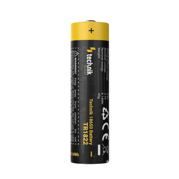 Technik litijum jonska baterija 18650 3400mAh 3,7V