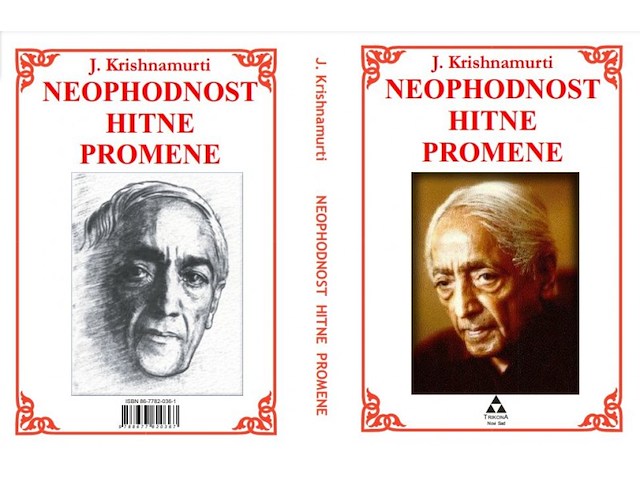 Neophodnost hitne promene – Jiddu Krishnamurti