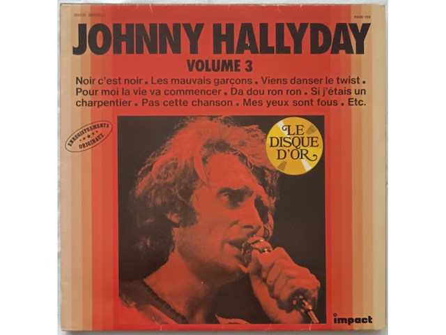 JOHNNY  HALLYDAY  -  VOLUME  3 ( France Press !!! )