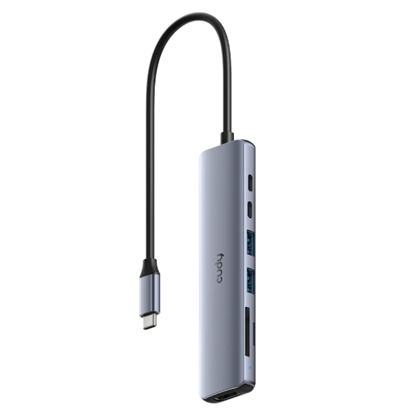 Cudy UH407 7-In-1 HDMI SD/TF 4K USB-C Hub, 60/144/240 Hz