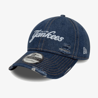 NEW ERA Kačket DENIM DISTRESS 9TWENTY®