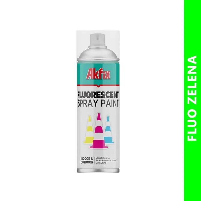 AKFIX boja u spreju fluorescentna zelena 400 ml