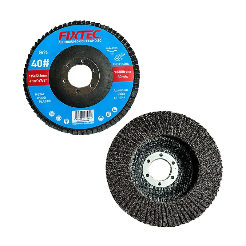 Fixtec Brusni flap disk od aluminijum oksida, 100x16mm P120