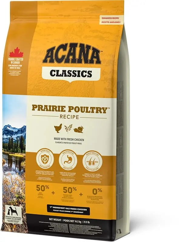 ACANA Suva hrana za pse Classic Prairie Poultry, 14.5kg