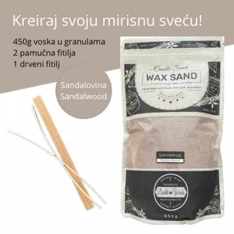 Mirisni vosak u granulama 450g - Sandalovina