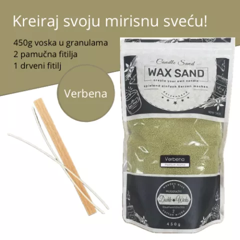 Mirisni vosak u granulama 450g - Verbena