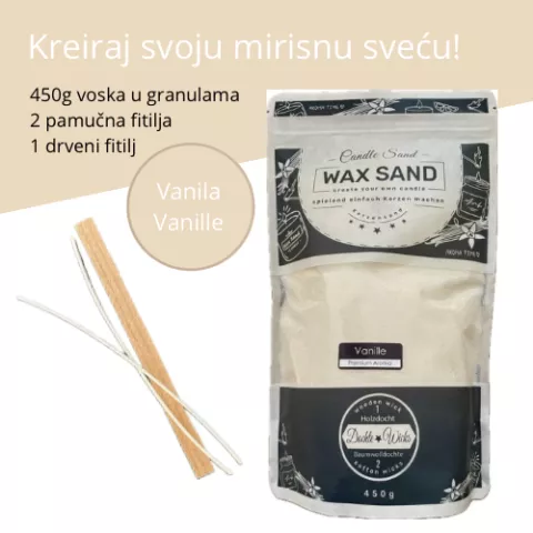 Mirisni vosak u granulama 450g - Vanila