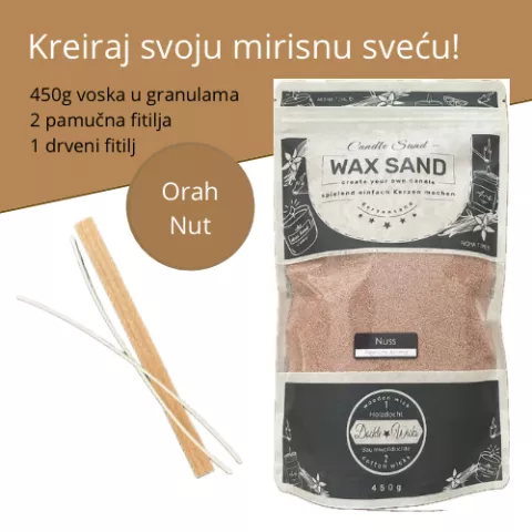 Mirisni vosak u granulama 450g - Orah