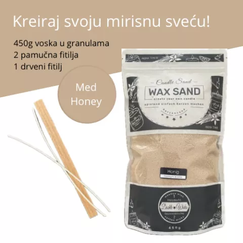 Mirisni vosak u granulama 450g - Med