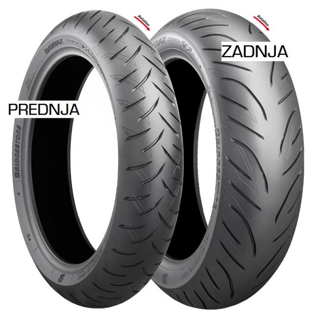 Bridgestone BATTLAX SCOOTER 2 REAR
160/60 R15 67H Zadnja SCOOTER