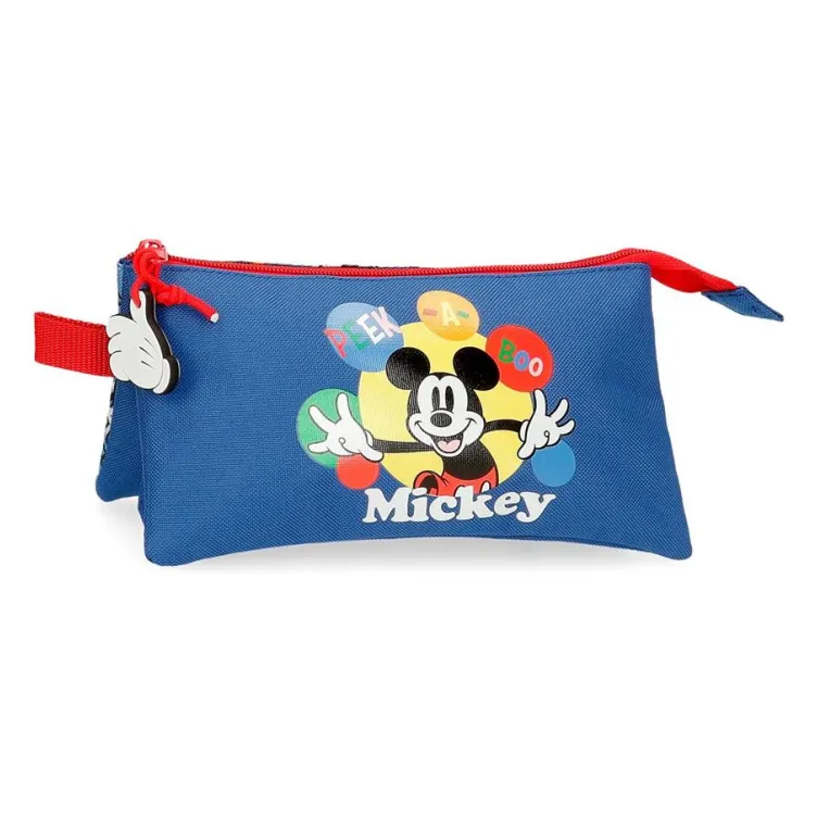 MICKEY PEEK A BOO prazna pernica sa 3 pregrade