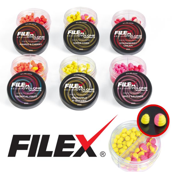 FILEX CYCLONE WAFTERS 8 & 10mm