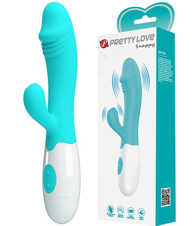 Silikonski vibrator | Snappy Green