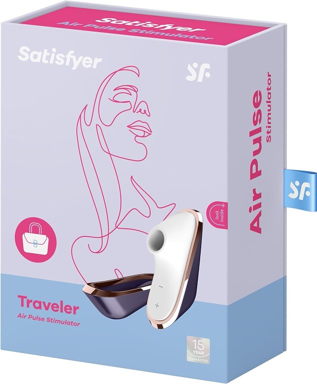 Elegantni klitoralni vibrator | SATISFYER Traveler