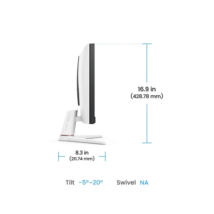 24.5 inča EX251 FHD 1920x1080 IPS 220 Hz HDR10 Gaming beli monitor