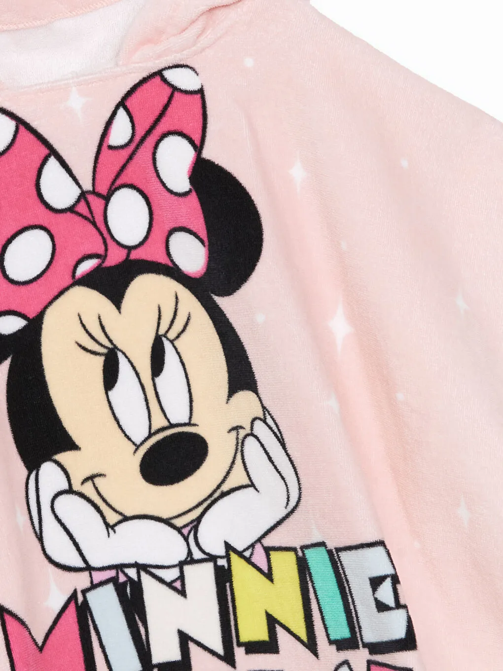 LCW HOME Minnie Mouse Štampani Dečji Pončo Peškir Za Plažu