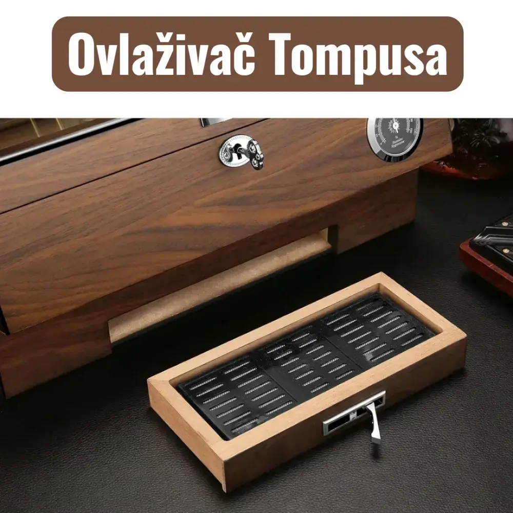 Exclusive Humidor za Čuvanje 60 Cigara, Tompusa