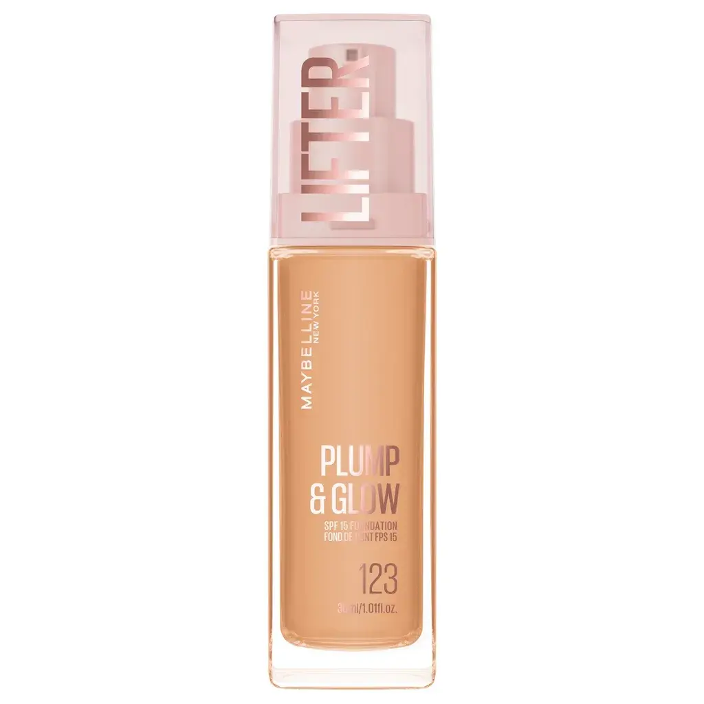 Maybelline Tečni puder Lifter Plump & Glow, 123