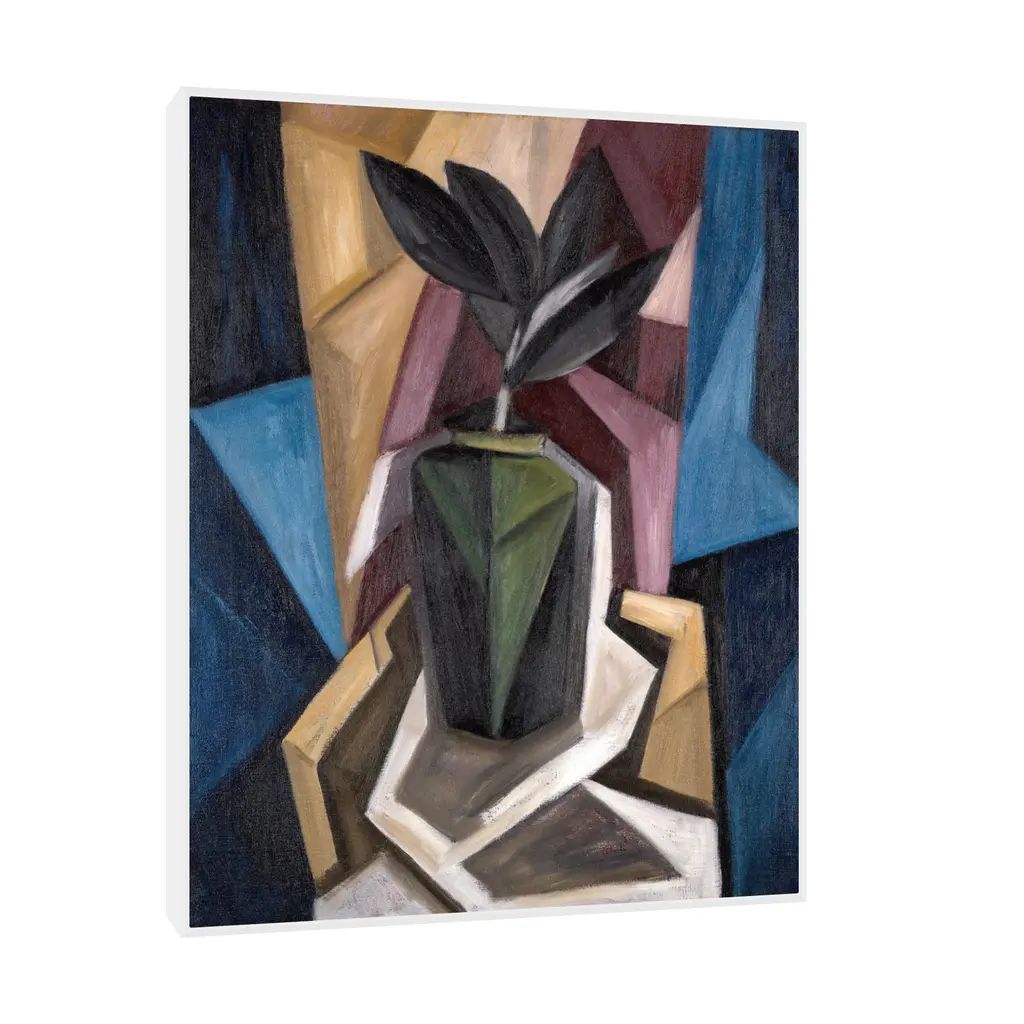 Canvas Slika na platnu Rubber Plant, Marsden Hartley, 100x125cm, Sa ramom, Beli