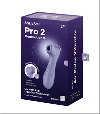 Satisfyer pro 2 generation 3 with liquid air lilac