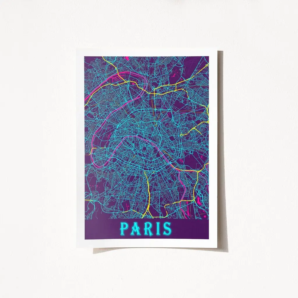 Wallity Poster Paris-2059, 21x29,7 cm