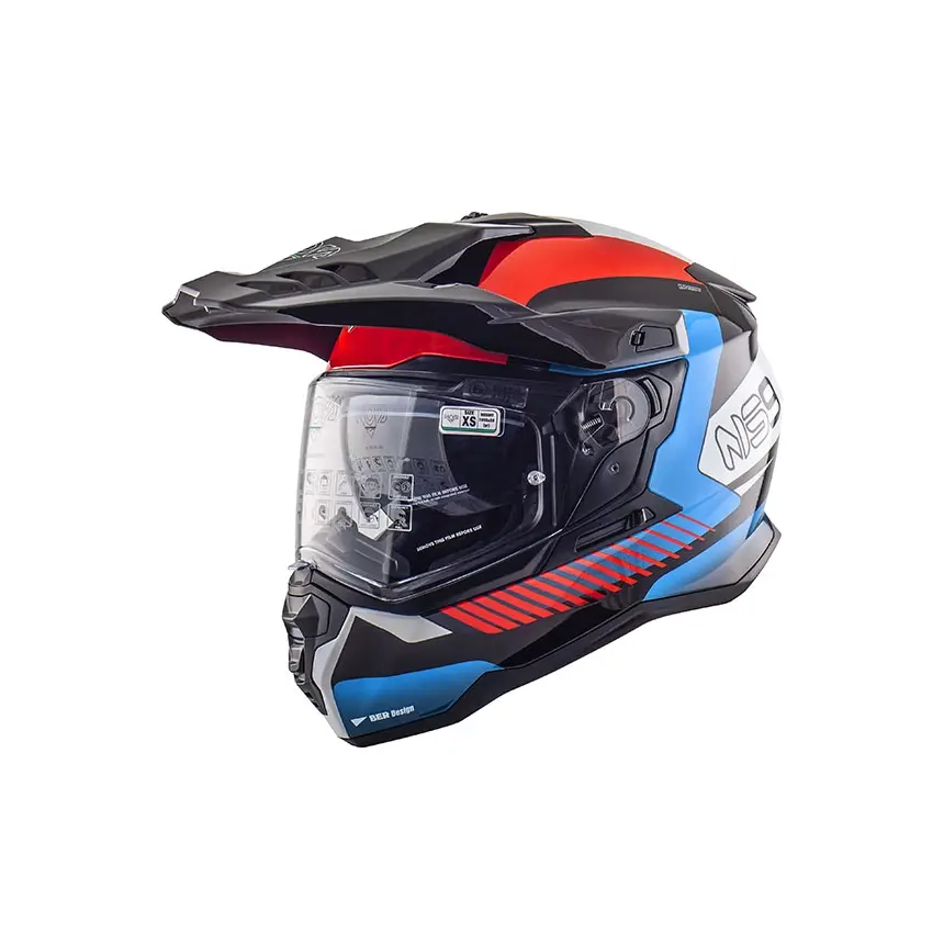 CASCO NOS NS-9 DUAL SPORT MIRAGE BLACK XL