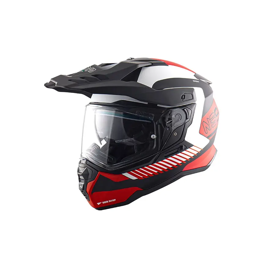 CASCO NOS NS-9 DUAL SPORT MIRAGE RED MATT L