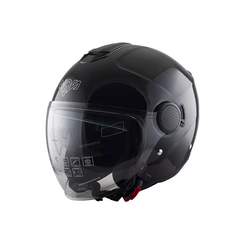 CASCO NOS NS-J DEMI-JET BLACK S