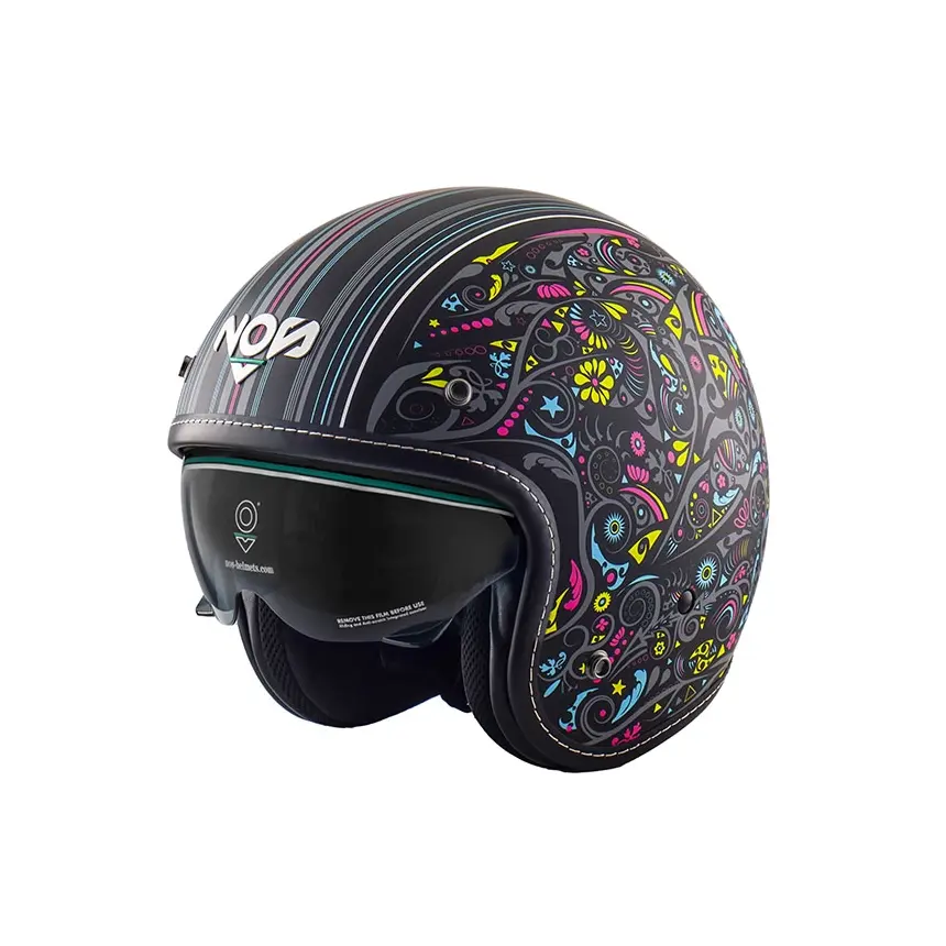 CASCO NOS NS-1 OPEN FACE FREEDOM BLACK MATT L