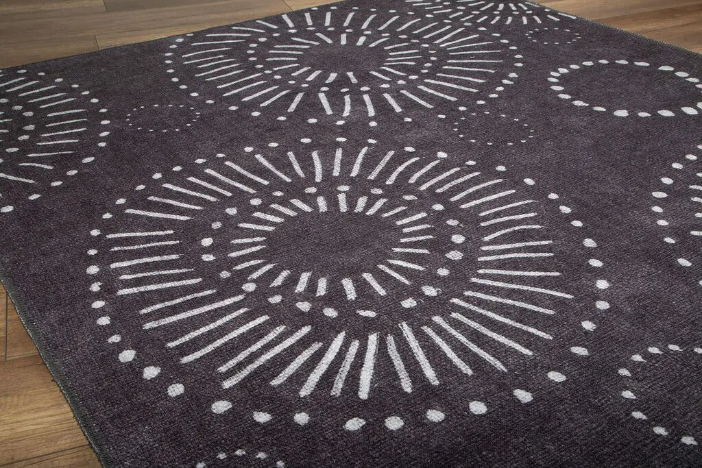 Conceptum Hypnose Tepih Ada Gonul -AL 343, 210x310 cm, Antracit-beli