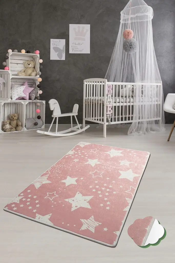 Conceptum Hypnose Tepih Stars, 140x190cm, Roze