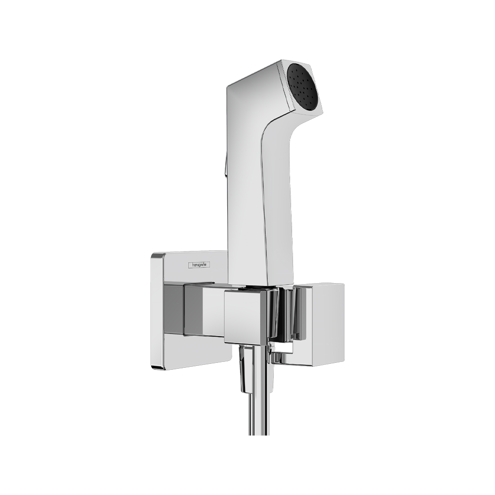 Hansgrohe EcoSmart E higijenski tuš za toplu vodu sa držačem za tuš i tuš crevom Chrome 29233000