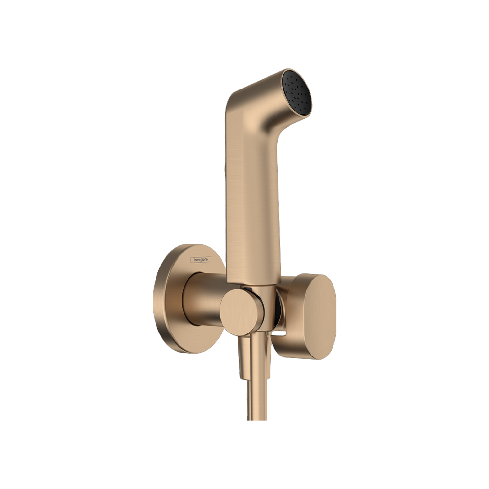 Hansgrohe EcoSmart higijenski tuš za toplu vodu sa držačem za tuš i tuš crevom Brushed Bronze 29232140