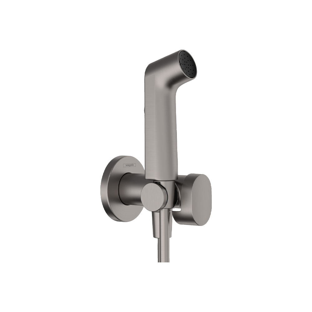 Hansgrohe EcoSmart higijenski tuš za toplu vodu sa držačem za tuš i tuš crevom Brushed Black Chrome 29232340