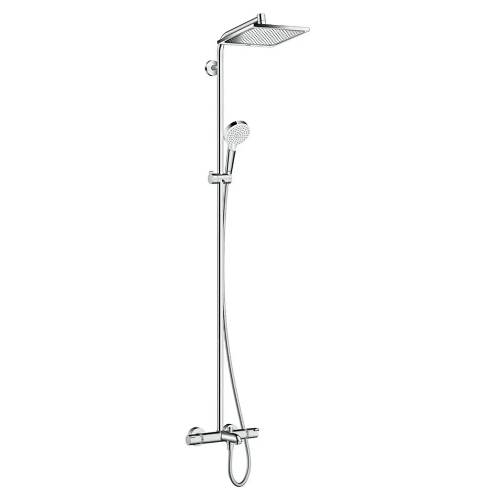 Hansgrohe Crometta E 240 termostatski usponski tuš sa izlivom Chrome 27298000