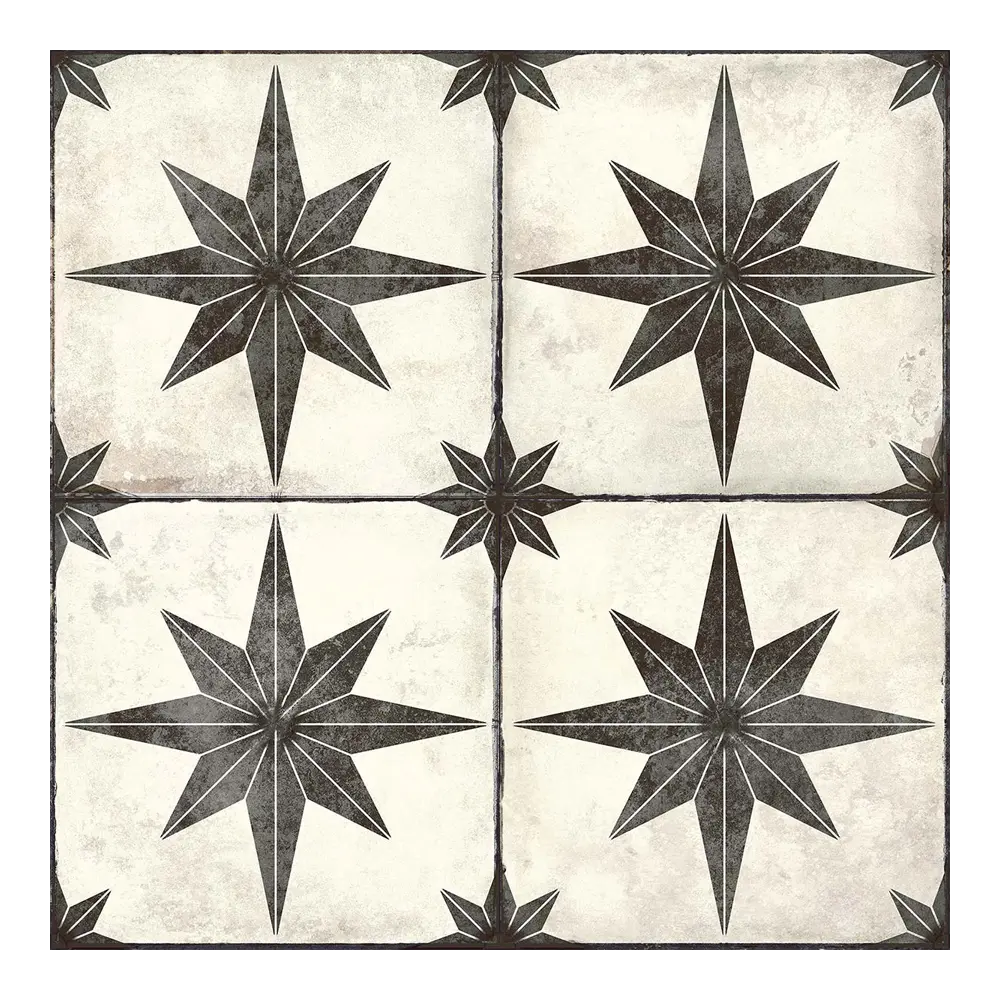 Super Ceramica Star Black 45×45