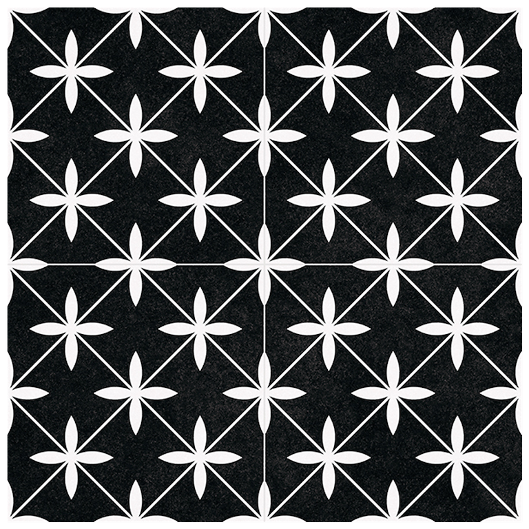 Poole Black 45×45